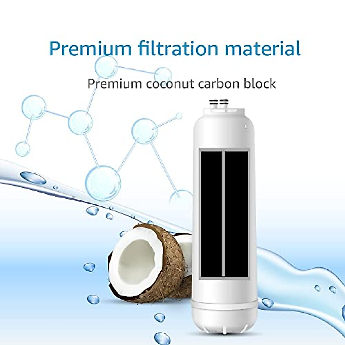 AQUACREST RC 4 EZ-Change Premium Water Filter Replacement, Replacement for Culligan RC-EZ-4, IC-EZ-4, US-EZ-4, RC-EZ-3, Brita USF-201, USF-202, DuPont WFQTC30001, WFQTC70001, 2K Gallons (Pack of 1)