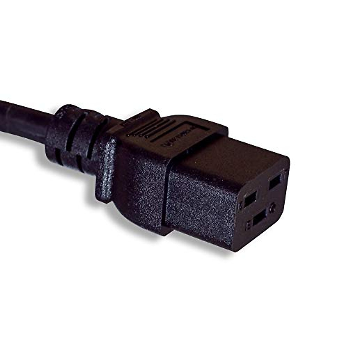 Cablelera North American Power Cord Extension, NEMA 5-15P to C19, 6', 14 AWG, 15A, 125V (ZWACPFAC-06)