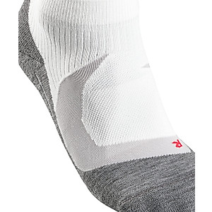 FALKE Men's RU4 Endurance Cool Short Running Socks, Quarter Cut, Medium Cushion, Breathable Quick Dry, Cooling, Nylon, White (White-Mix 2020), 10.5-11.5, 1 Pair