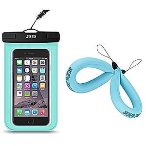 JOTO Universal Waterproof Phone Holder Pouch Bundle with 2 Pack Floating Wrist Strap for Waterproof Camera