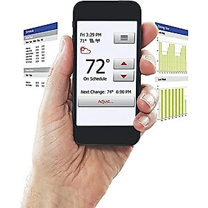 Touchscreen WiFi Programmable Floor Heating Thermostat FloorLace Flex (Thermostat, WiFi Programmable)