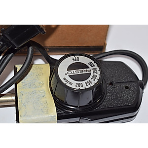 Presto 6900 Electric Griddle Heat Control, Black