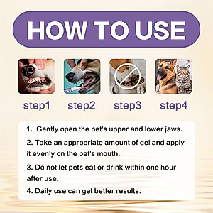 bailconti Lettuce Pets Toothbrush, Pet Oral Repair Gel for Dogs, Pet Oral Repair Gel, Lettuce Pets Dog Toothbrush, Pet Teeth Repairing, Pet Breath Freshener Gel Care Cleaner, for Dogs & Cats (2Pcs)