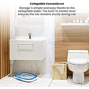 Homedics Compact Pro Spa Collapsible Footbath with Heat | Vibration Massage, ACU-Node Surface, Heat Maintenance | Improves Circulation, Soothe Tired Muscles, Collapsible Tub for Easy Storage