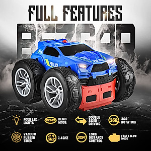 BEZGAR Spare Parts Accessories 3.7V, 800mAh Li-ion Battery (1) + USB Charger (1) TD201 2in1 Double Sided RC Stunt Car