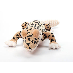 The Petting Zoo Leopard Gecko Stuffed Animal, Gifts for Kids, Wild Onez Zoo Animals, Leopard Gecko Plush Toy 24 inches