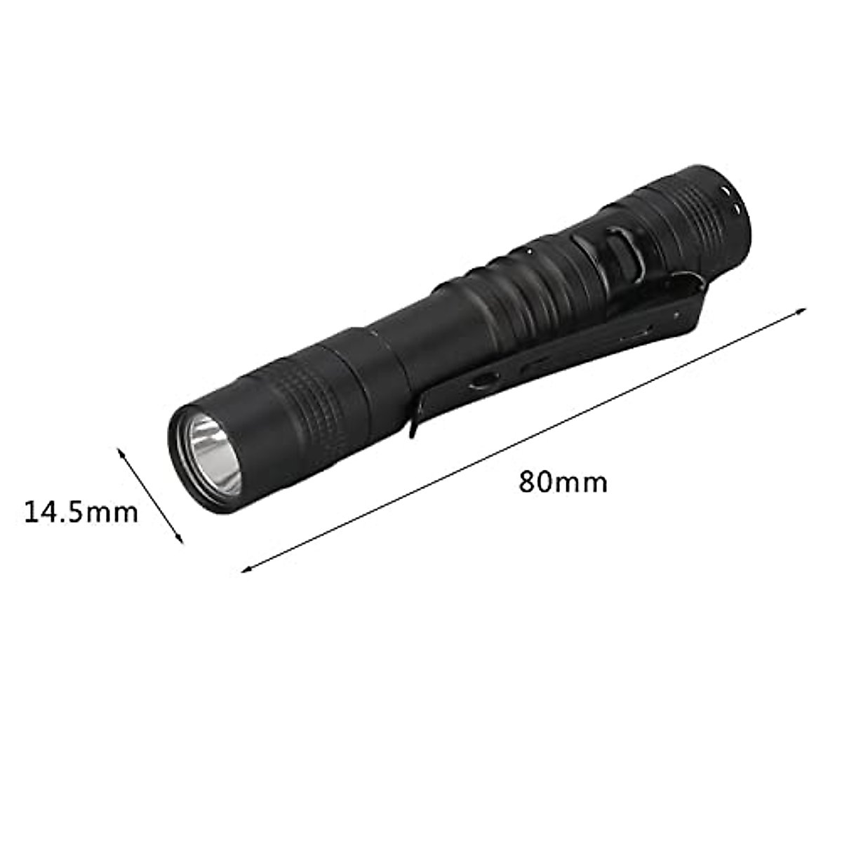 ESASAM Handheld Flashlights， Mini Flashlight Waterproof Lanterna Zoomable Torch Battery Powerful
