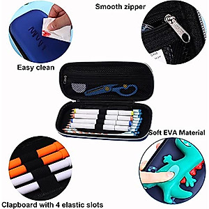 GANNEPIE 3D Decompression Stereo Cartoon Cute Pencil Case Holder EVA Carrying Pen Bag Pouch Simple Stationery for Adults Kids Purple Bear