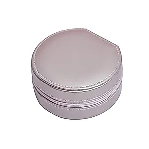 MILEVO Jewelry Organizer,PU Travel Jewelry Box Storage Case Necklace Earrings Rings Portable Jewelry Organizer Display Storage Case Organizer for Women Girls