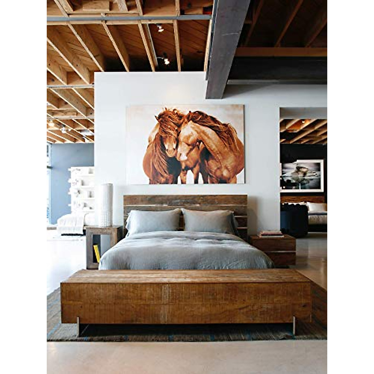 NATURAL LIFE PALMPRING Cambay Queen Mattress - Organic Coconut Coir 8” Extra Firm 1 Layer Comfortable Sleep Bed Dust Free