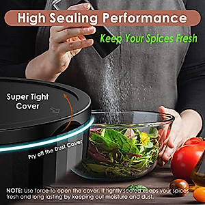 Upgraded Electric Salt and Pepper Grinder Set -140ml Large Capacity - USB Rechargeable - One Handed Operation - White Light - Adjustable Coarseness Automatic Electronic Spice Mill Shakers Refillable