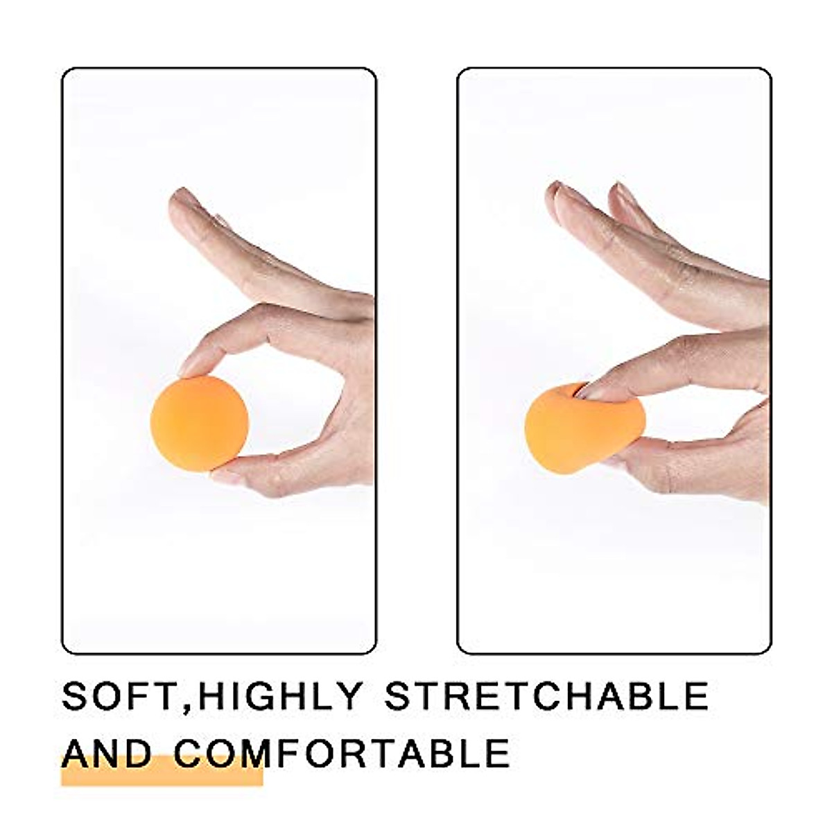 Y.J TAILS Horse Ear Plugs, Equine earplugs, Foam Ball, Block Noise, Soft and Comfortable, Reusable (Orange - 2pcs)