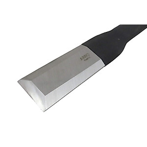 Arno 467856 Solid Steel French Timber Framing Slick Chisel 40 mm (1-9/16 Inch) Wide x 14 Inches Long RC 58-60 PVC Dipped Handles