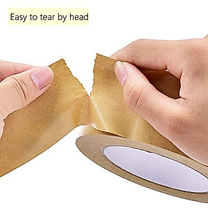 Self Adhesive Picture Frame Backing Tape Rolls Kraft Brown 2'' Wide x 55 Yd