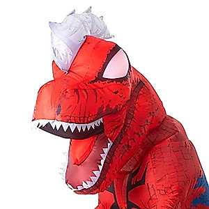 Marvel Spider-Rex Inflatable -Costume - Inflatable -Adult-Costume of Spider-Rex Dinosaur with Gloves
