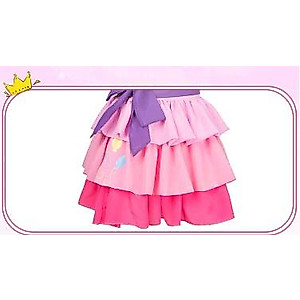 Sshine2022 Pinkie Pie Costume for Cosplay Women Men festival Outfit Halloween Christmas Carnival Party Uniform (Female XXL)