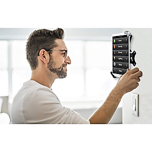 Compact Wall Mount – CTA Security Wall Mount with Lock & Key System for iPad 10th Gen 10.9" - iPad 7th/8th/9th Gen 10.2" - Galaxy Tab S3 - Surface Go 3 & Other 7-14” Tablets - Black (PAD-CSWM)