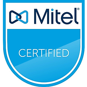 Mitel Cordless Handset and DECT Module Bundle, #50005711 | Mitel 5330e, 5340e and 5360e phones | Includes all accessories (Certified Refurbished)
