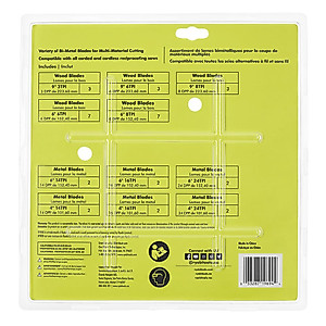 RYOBI 35 PC. Reciprocating Saw Blade Set