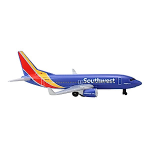 Daron Southwest Airlines Airport Playset with Die-Cast Metal Model Airplane with Plastic Parts, Cars and Transportation Toys for Kids Ages 3+