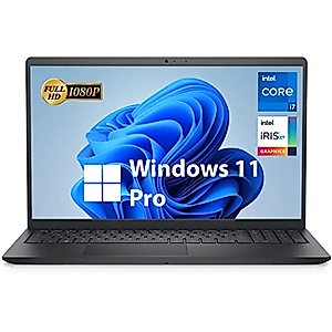 Dell 2023 Inspiron 15 3000 Business Laptop, 15.6'' FHD Display, 12th Gen Intel Core i7-1255U, Backlit Keyboard, Windows 11 Pro, 32GB DDR4 RAM, 1TB PCIe SSD, WiFi 6, SD Card Reader, Black