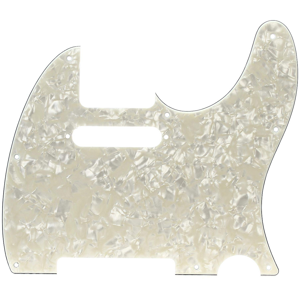 Fender Modern Pickguard, Telecaster, 8-Hole - Aged White Moto