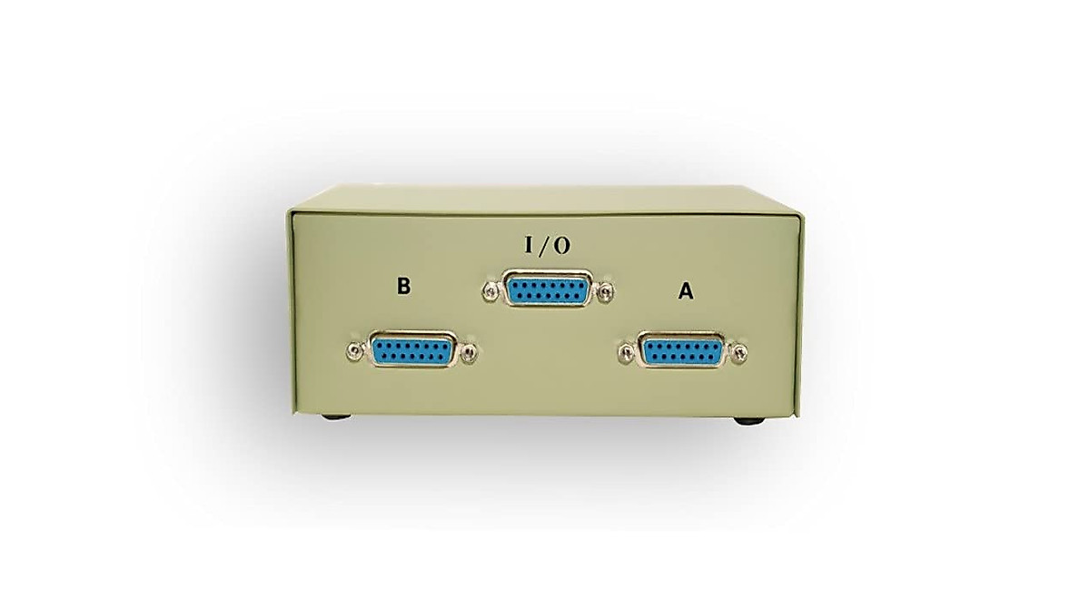 Kentek DB15 2 Way Manual Data Switch for PCs & Mac
