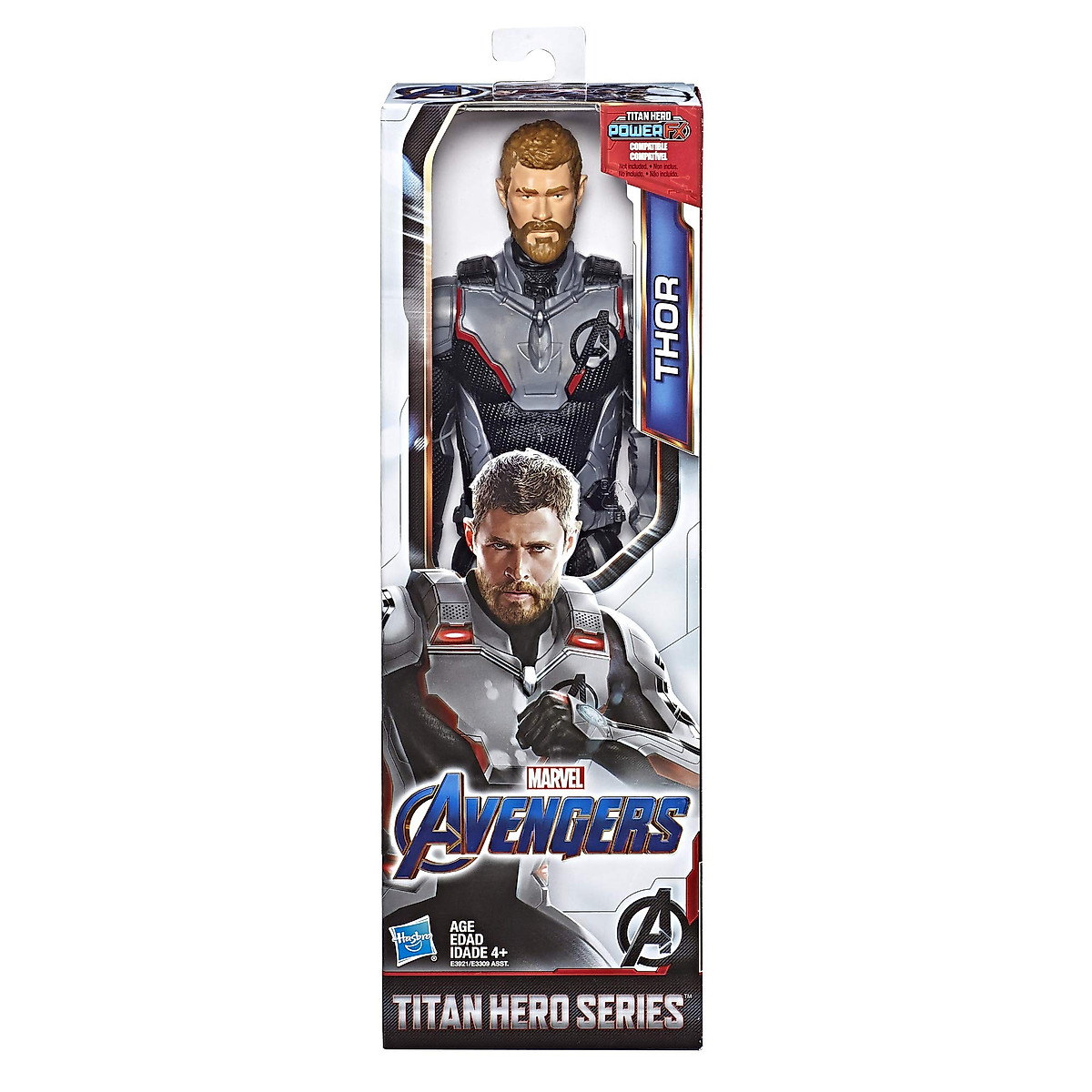 Avengers Marvel Endgame Titan Hero Series Thor 12"-Scale Super Hero Action Figure Toy with Titan Hero Power Fx Port