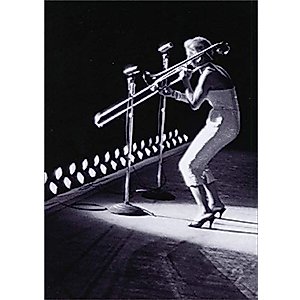 Avanti Press Female Trombone Player America Collection Feminine Birthday Card for Her/Woman
