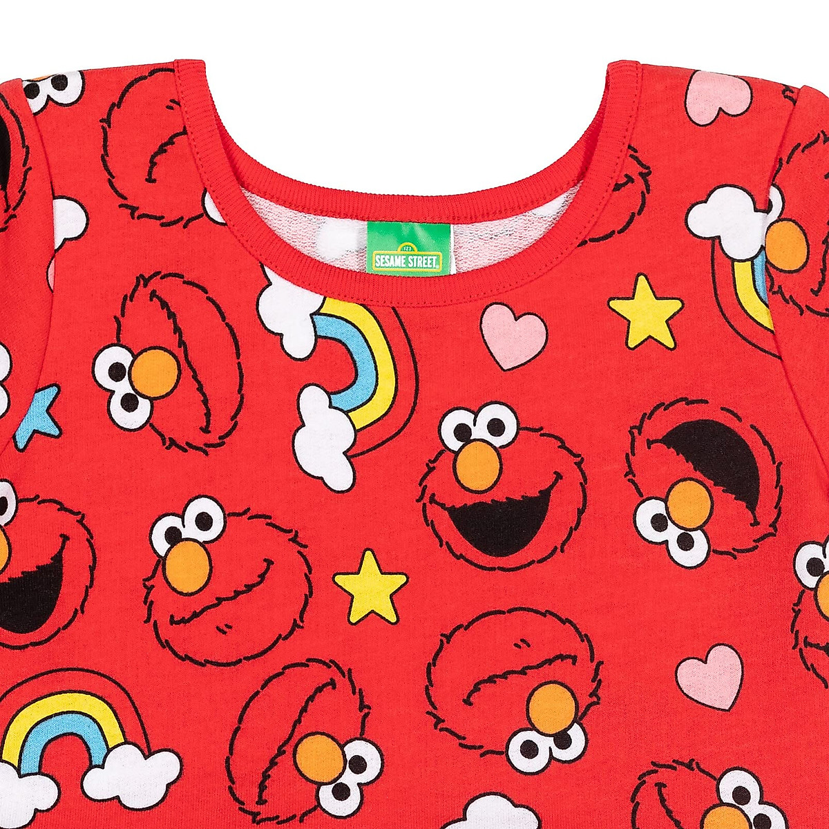 Sesame Street Elmo Infant Baby Girls Dress and Scrunchie Red 18 Months