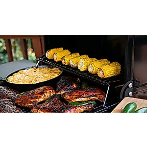 Megamaster 3-Burner Propane Gas Grill with 2 Foldable Side Tables, 30000 BTUs, Perfect for Camping, Outdoor Cooking, Patio and Garden Barbecue Grill, Silver and Black, 720-0988EA