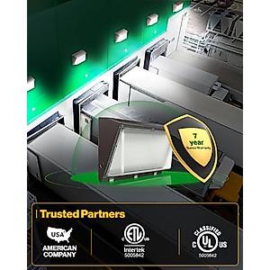 Sunco 120W LED Wall Pack Outdoor Dusk to Dawn Photocell Sensor Industrial Dimmable Waterproof Commercial Grade Security Warehouse Parking Lot, 5000K Daylight, 16200 Lumen, AC120-277V