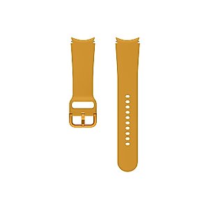Samsung Silicone Watch Band Strap Medium / Large, For Galaxy Watch 4 and Galaxy Watch 4 Classic, US Version, MUSTARD