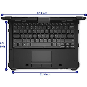 Dell Latitude Rugged 7214 HD 2 in 1 Laptop Notebook Touch Screen Convertible Tablet (Intel Quad Core i7-6600U, 8GB Ram, 256GB Solid State SSD, HDMI, Camera, WiFi) Win 10 Pro (Renewed)