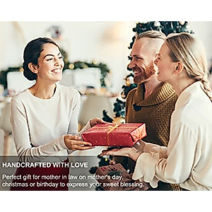 NOURISHLOV Mother in Law Gifts from Daughter in Law - Mother In Law Gifts, Sterling Silver Cubic Zirconia Pendant, Mom Gifts, Mother's Day Gift, Christmas/Wedding Jewelry