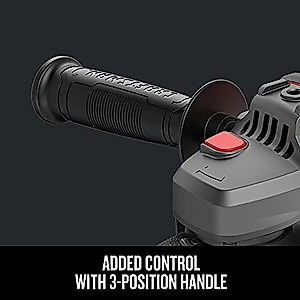 Craftsman V20 Angle Grinder, Small, 4-1/2-Inch with Battery Kit, Charger Included, 4.0-Ah (CMCG400B & CMCB204-CK)