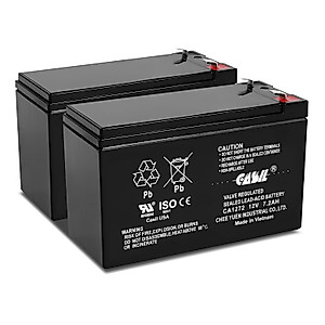 Casil 12V 7.2Ah Razor Replacement Battery Compatible with e200s, e225, e300, e300s, e325 2 Pack