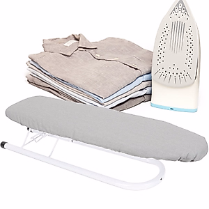 Zerodeko Ironing Board Foldable Ironing Resist Ironing Mat Ironing Pad Felt Iron Padding Cover Mini Tools Iron Board Foldable Home Tools Foldable Iron Board Sleeve Cotton Travel Portable