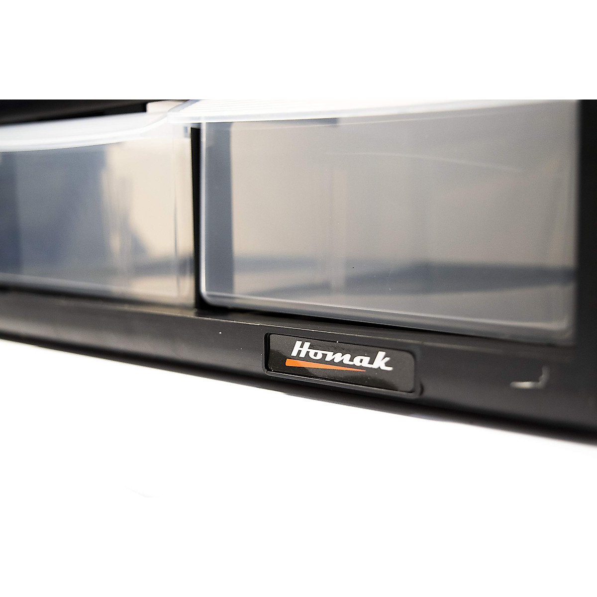 Homak Parts Organizer, Black, 39 Drawers