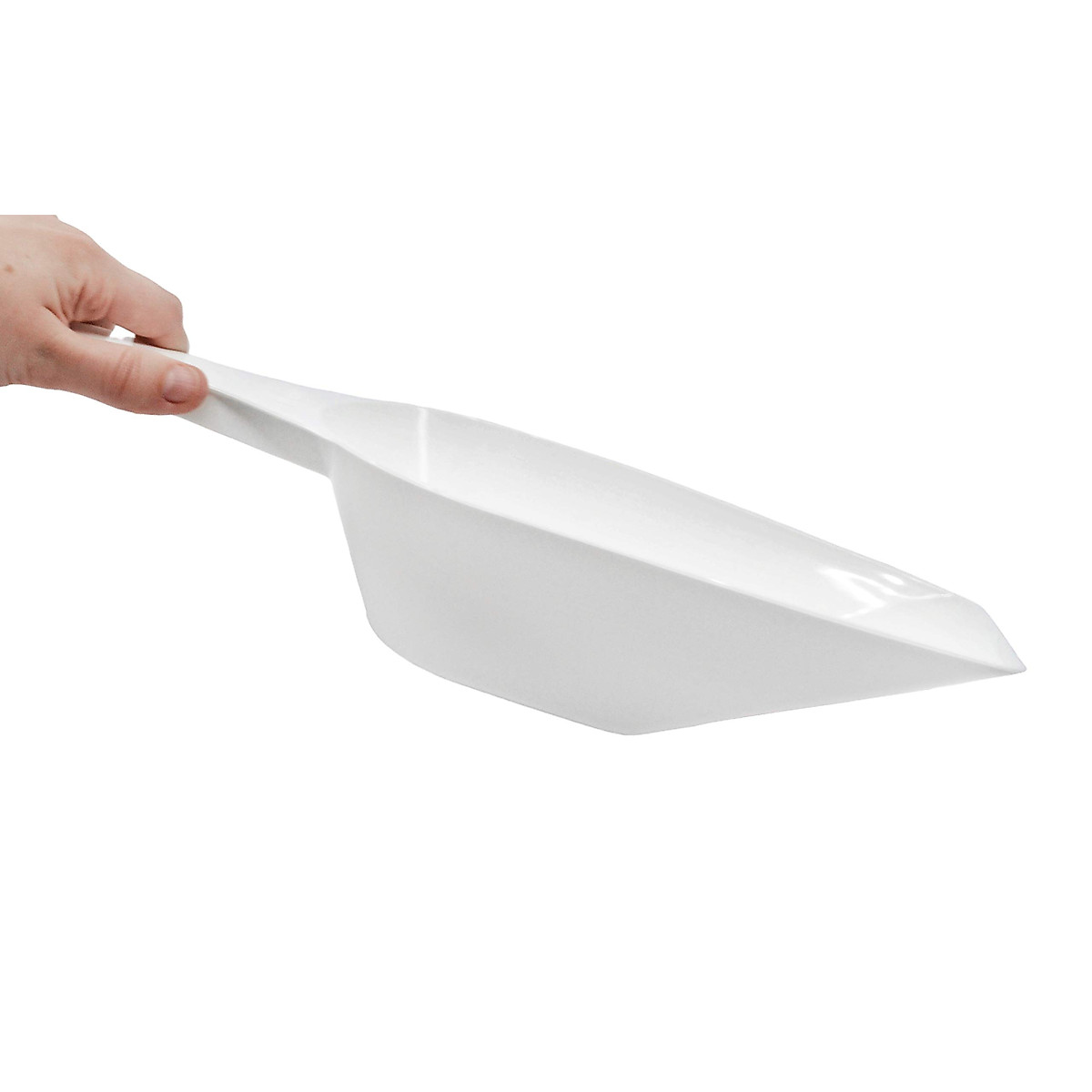 EISCO Scoop, 1000ml (33.8oz) - Polypropylene Plastic - Flat Bottom - Excellent for Measuring & Weighing - Autoclavable