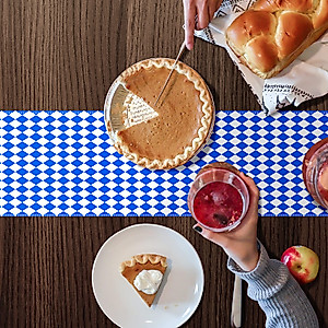 Wehhbtye 2 Pack Oktoberfest Table Runner -12 x71 Table Runner Oktoberfest Decorations with Tassels -Table Runner Dresser Scarves for Table Dinner Holiday Party (Oktoberfest Diamond, 2)