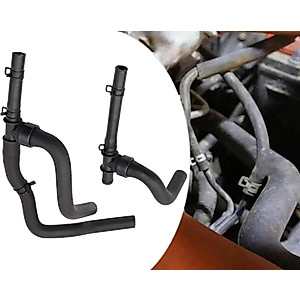 GXARTS New Upgraded Rubber Material Heater Hose assembly With Tee For Supply-Return Compatible with Dodge Journey 2.4VVT 2008-2020 Replaces 05058437A 5058437AK 05058437AD 05058437AI