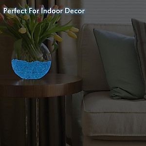 200pc Luminous Stone Glow Stones Pebbles Glow in The Dark Pebbles for Walkway Backyard Pathway Lawn Potted Plant Flower Decor,White