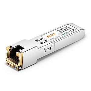 10GBase-T SFP+ Copper RJ45 Module Transceiver, RJ-45 SFP+ CAT.6a, up to 30 Meters, Compatible for Cisco SFP-10G-T-S, Ubiquiti UF-RJ45-10G, Netgear, D-Link, Mikrotik, Supermicro, TP-Link and More