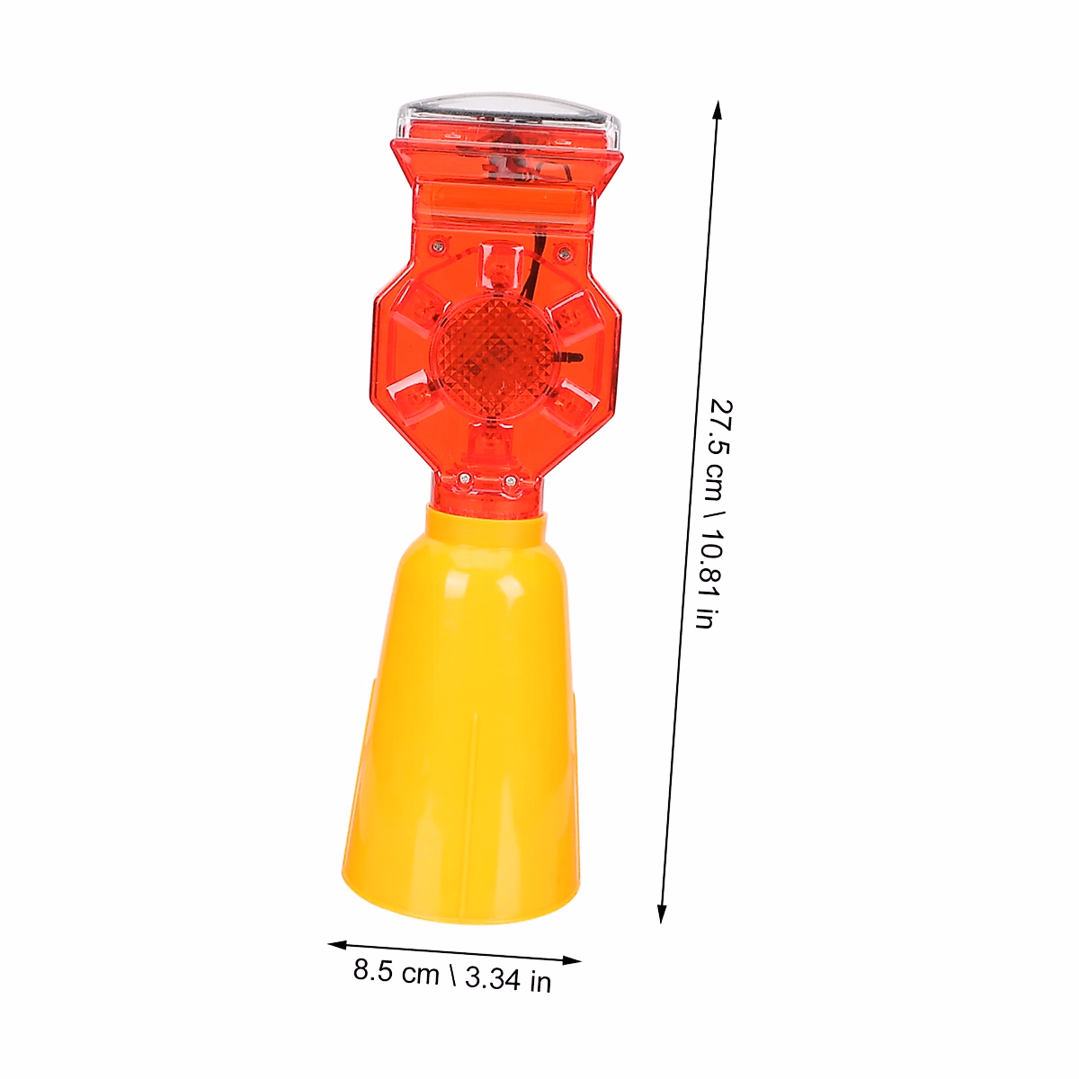 4pcs Signal Light Traffic Flashing Light Solar Warning Strobe Car Beacon Light Solar Strobe Light Warning Light Emergency Strobe Light Car Emergency Light Solar Beacon