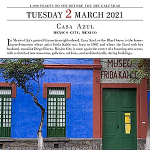 1,000 Places to See Before You Die Page-A-Day Calendar 2021