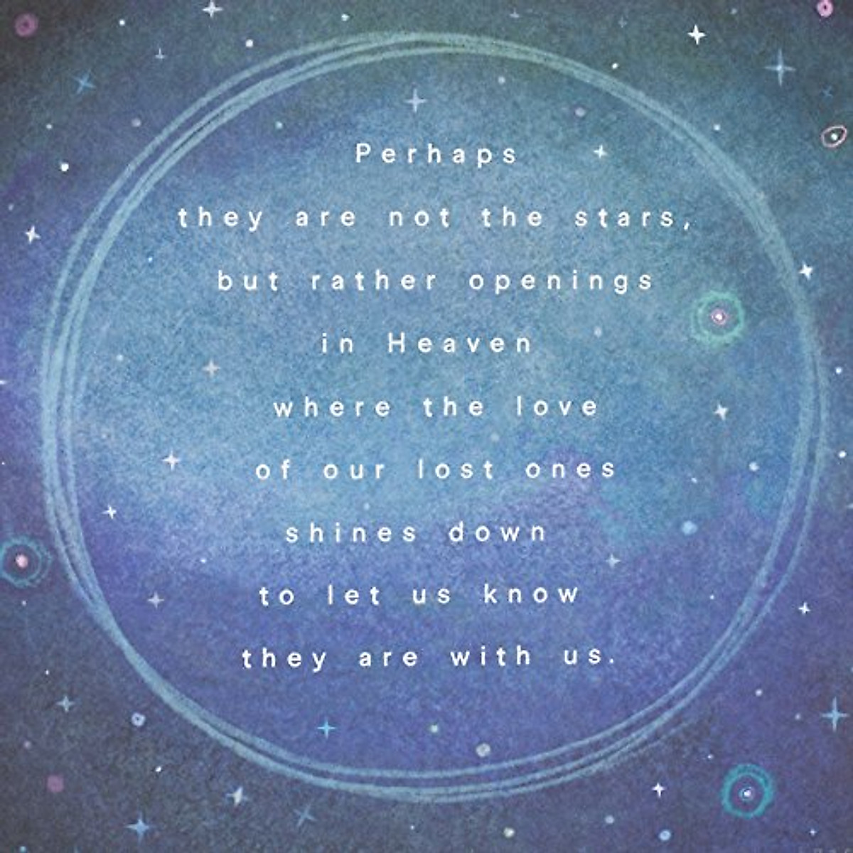 Hallmark Studio Ink Sympathy Card (Perhaps Not Stars) (0299RZJ5040)