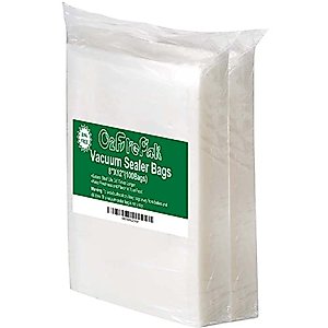 O2frepak 100 Quart Size 8" x 12"Vacuum Sealer Bags with BPA Free and Puncture Prevention,Vacuum Seal Freezer Bags,Great for Sous Vide Vaccume Sealer PreCut Bags