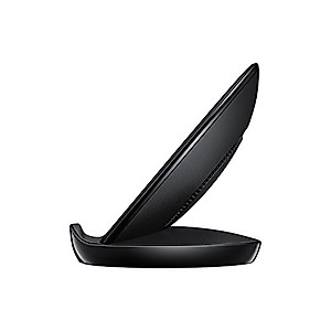 SAMSUNG Qi Certified Fast Charge Wireless Charger Stand (2018 Edition) Universally Compatible with Qi Enabled Smartphones - US Version - Black - EP-N5100TBEGUS
