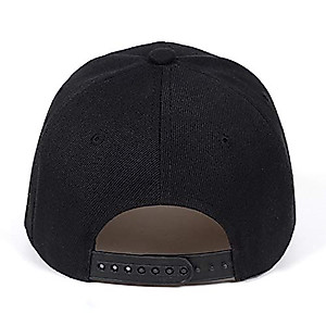 Black American Flag Baseball Cap, USA Low Profile Patriotic Snapback Dad Hat for Men or Women